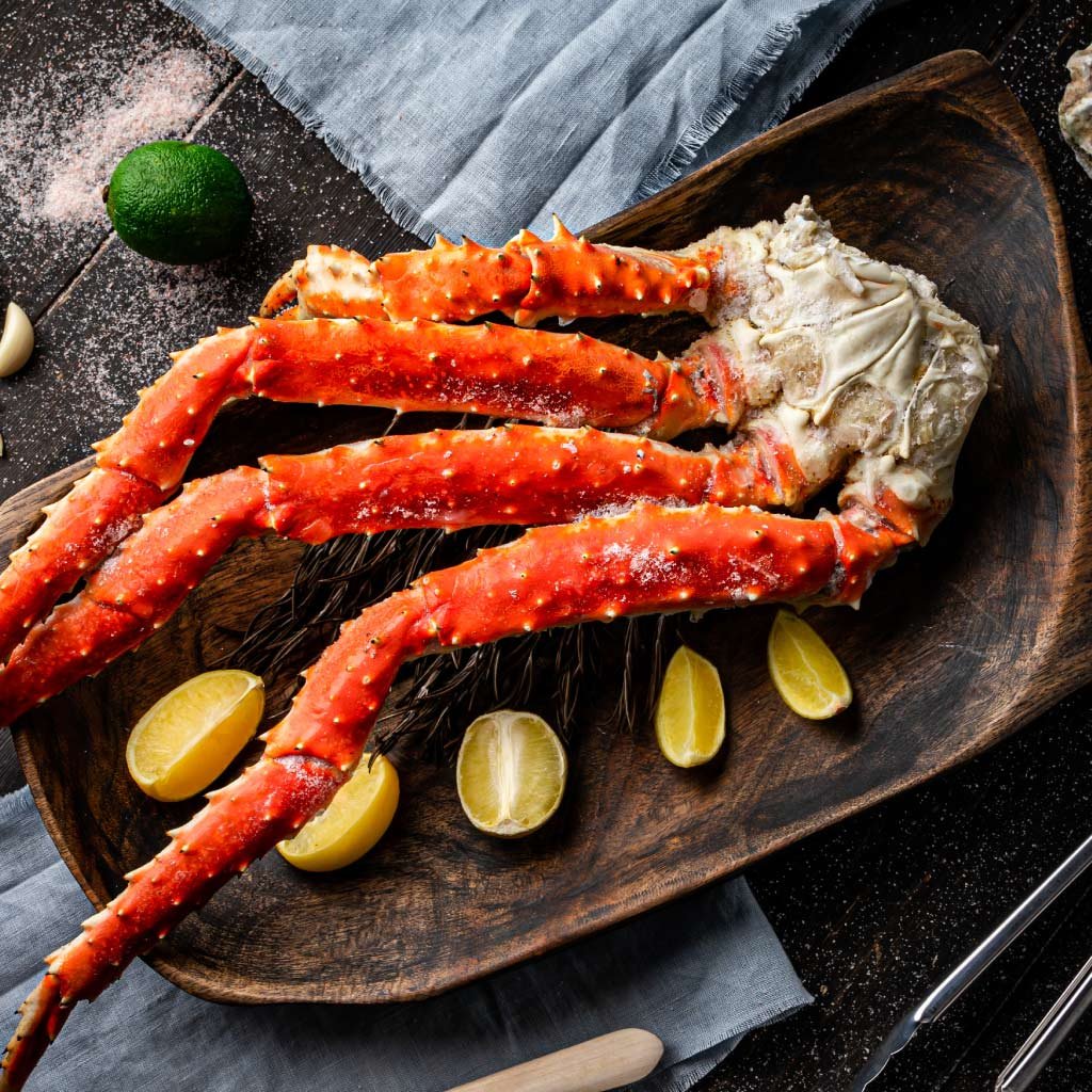 Alaskan King Crab | Sections | Wild-Caught | 1Kg – Caught Online